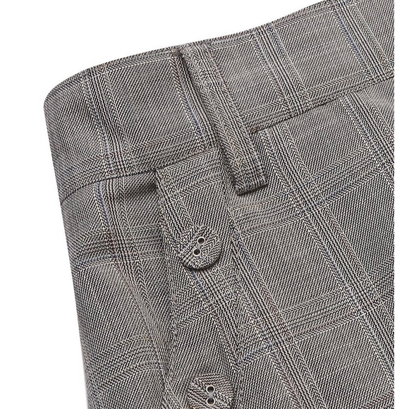 Retro Stage | Skirts | Retro Stage 96s Gray Plaid Belted Pencil Skirt ...